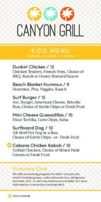 CANYON-GRILL-KIDS-MENU_WEB-2020 – The Canyon Suites at The Phoenician